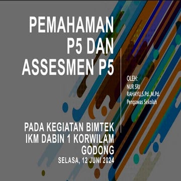 PENILAIAN P5 (PROJEK PENGUATAN PROFIL PELAJAR PANCASILA).pptx