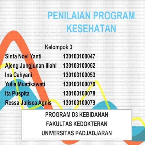 Penilaian program kesehatan | PPTX
