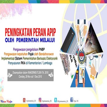 Peningkatan peran aparatur pengawasan intern apip oleh pemerintah | PDF