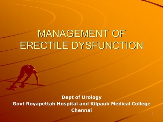 Drugs for Erectile Dysfunction | PPT