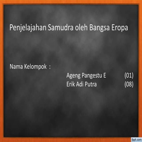 Tokoh Tokoh Pelayaran Dunia_SMA NEGERI 1 KEJAYAN Kab Pasuruan | PPTX