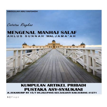 Mengenal Manhaj Salaf | DOCX