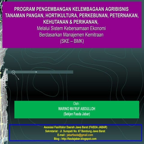 Penjelasan ske bmk (1) sistem kebersamaan ekonomi berdasarkan manajemen kemitraan | PPT