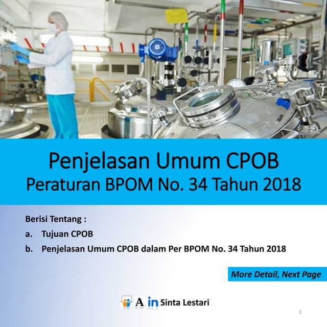 Perbandingan CPOB 2018 vs CPOB 2024 final | PDF
