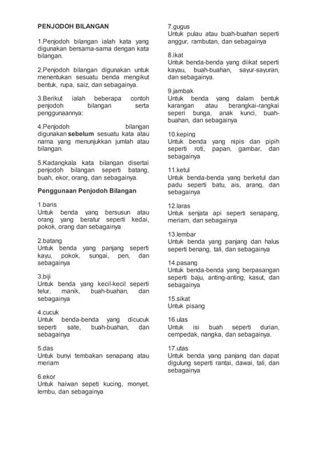 Senarai nama bulan dalam setahun | DOCX