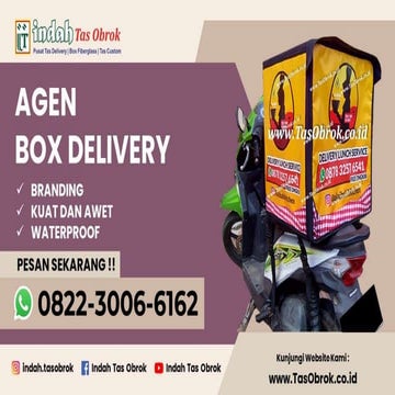 WA/TELP : 0822-3006-6162, Jual Box Delivery Rendang, Jual Box Delivery ...
