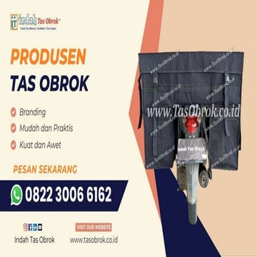 WA/TELP : 0822-3006-6162, Produsen Tas Pos Motor, Produsen Tas Ronjot ...