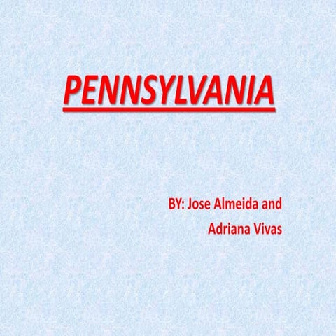 Pennsylvania | PPTX
