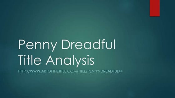 Matrix title sequence analysis | PDF