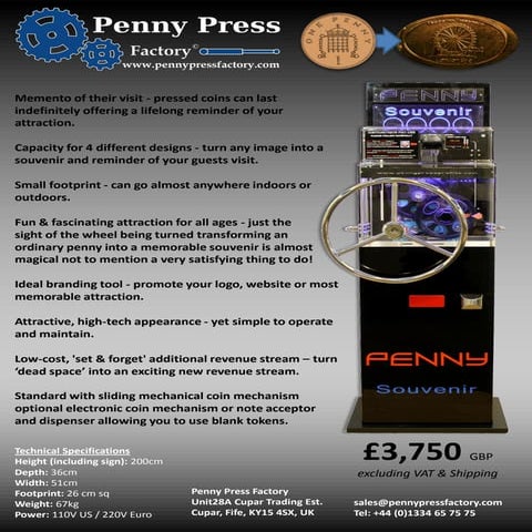 Penny Press Factory Mk4 Brochure | PDF