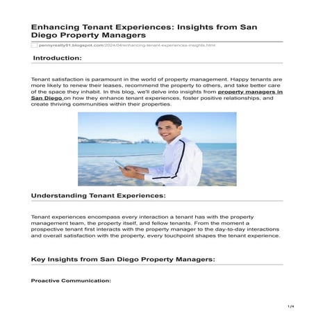 pennyrealty01.blogspot.com-Enhancing Tenant Experiences Insights from San Diego Property ...