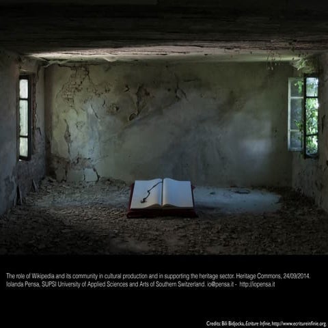 Wikipedia at "Heritage Commons", the conference of the Italian ...