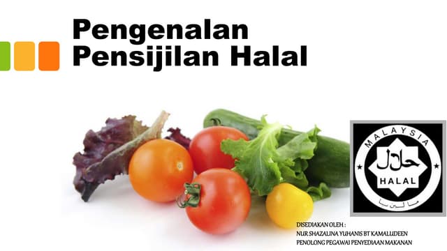 Halal awareness ppt slideshare | PPTX
