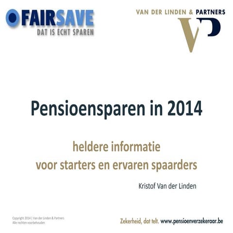 Pensioensparen 2014 | PDF