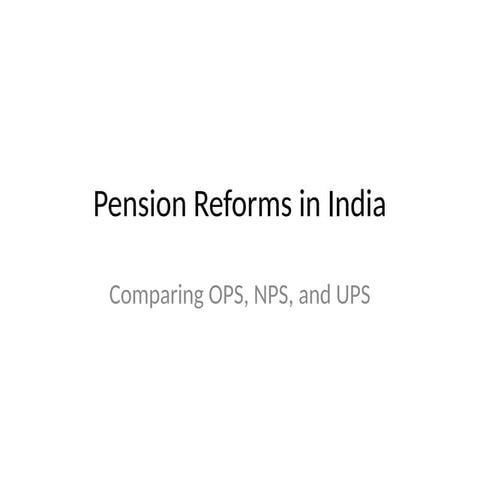 Pension_Reforms_Comparison of chart pptx | PPTX