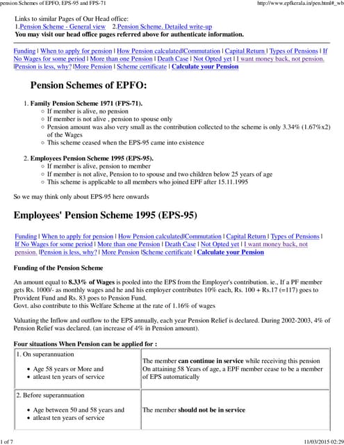 Presentation on epfo | PPT