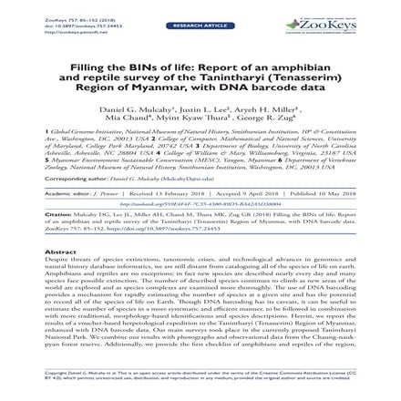 PENSOFT ARTICLE COLLECTION ABOUT MYANMAR | PDF