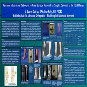 Pentagon Intraarticular Osteotomy: A Novel Surgical Approach to Complex ...