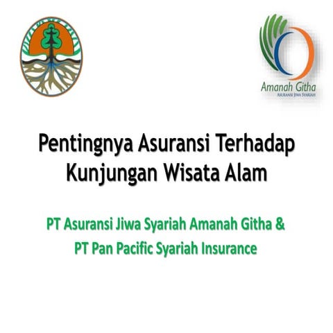 Pentingnya asuransi | PPTX