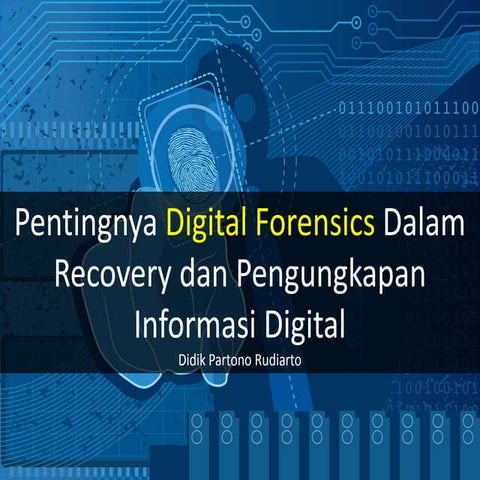 Network & Computer Forensic | PPT