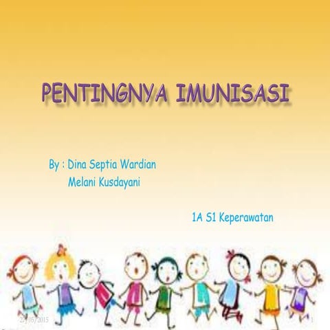 Pentingnya imunisasi | PDF