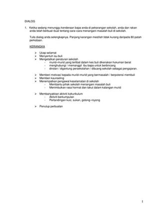 Penulisan dialog | PDF