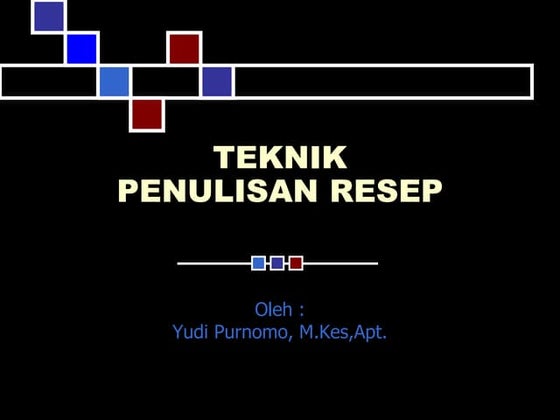 FARMASETIKA – PEMBAHASAN SOAL RESEP det, iter, did, det orig | PDF