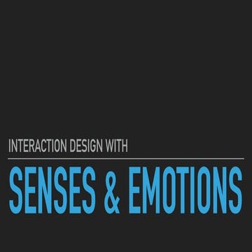 03 multi sensory design | PPTX