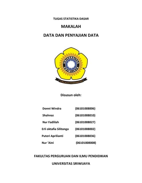 MATERI DATA KLS 7 DATA DAN ANALISIS DATA | PPTX
