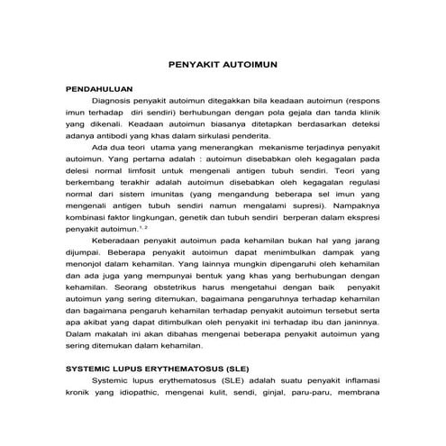 Penyakit autoimun | DOC