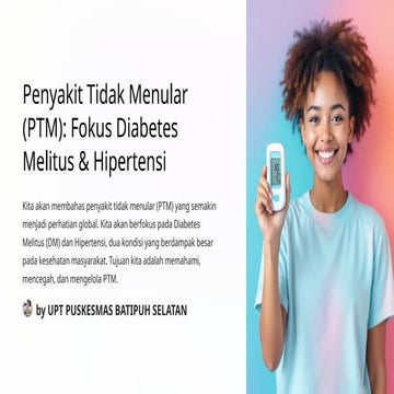 Penyakit-Tidak-Menular PTM DM dan HT. pptx | PPTX