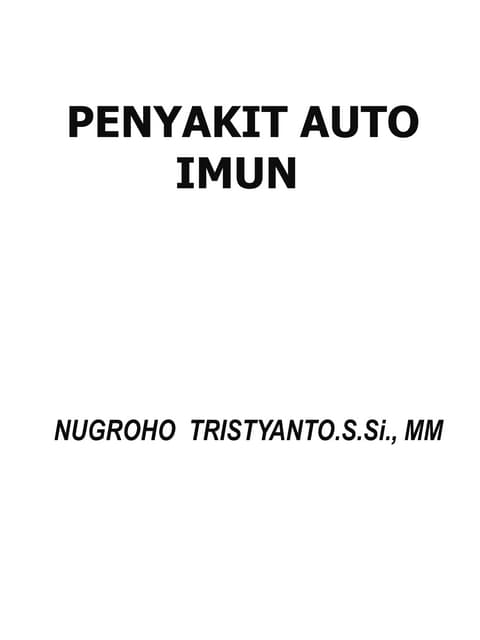 Autoimunitas power point | PPT