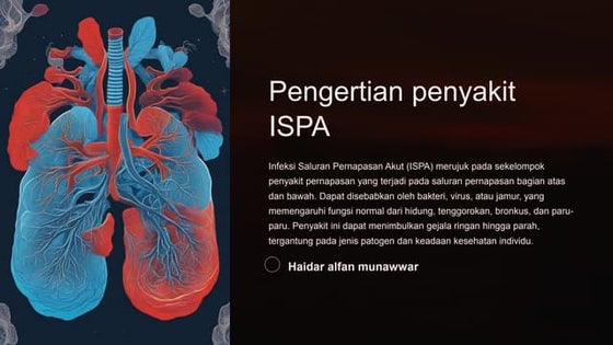 PPT ISPA infeksi saluran pernafasan atas | PPT