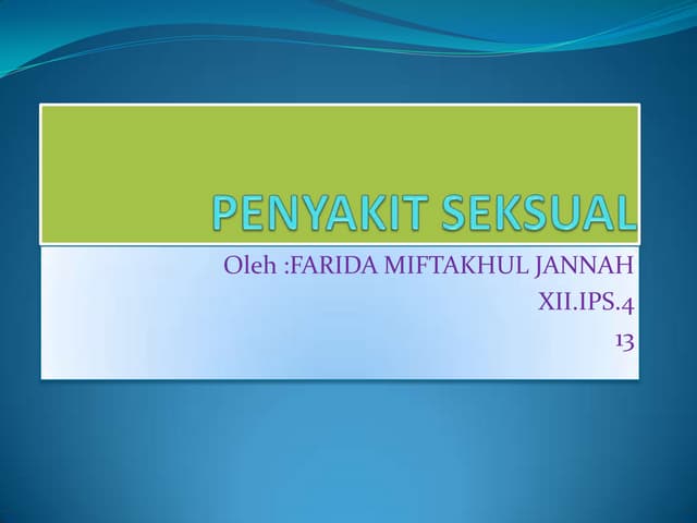 PPT Penyakit Menular Seksual | PPTX