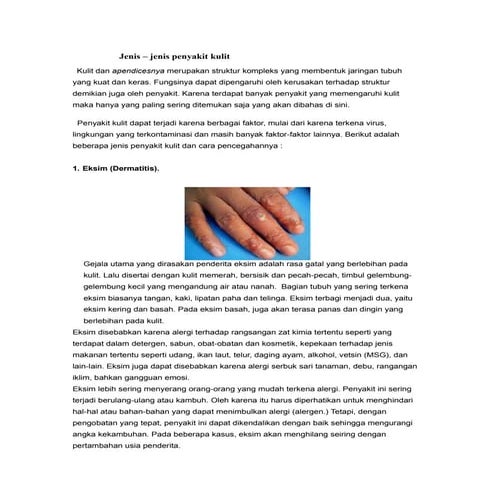 Penyakitttr kulitttttt cod.scr-- | DOC