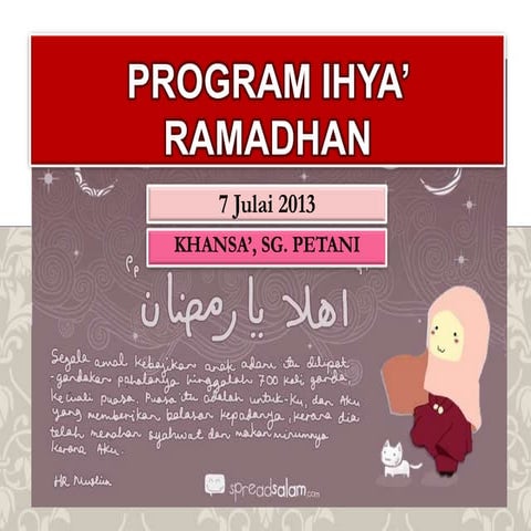 Ihya Ramadhan- | PPTX