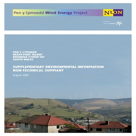 Pen y Cymoedd, Supplementary Environmental Information | PDF