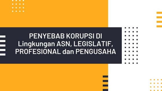 GEJALA RASUAH : MAKSUD, PUNCA, KESAN NEGATIF DAN CARA MENANGANINYA | DOCX
