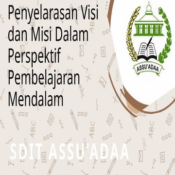 penyelarasan visi misi Deep Learning.pptx