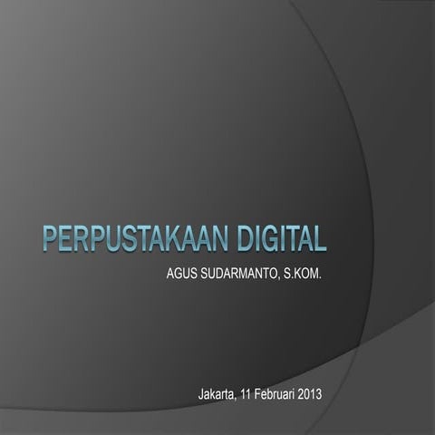 Penyimpanan dokumen terpusat perpustakaan digital | PDF