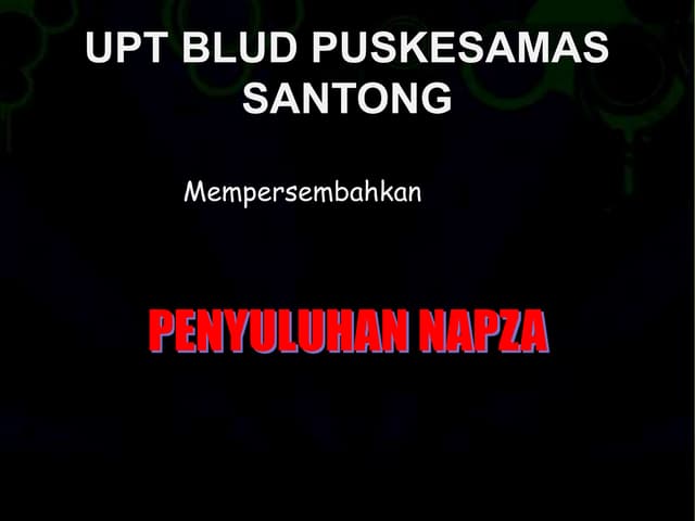PPT NAPZA | PPTX