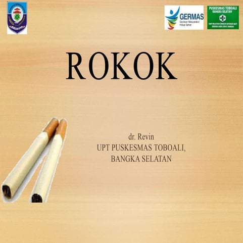Penyuluhan rokok di anak usia sekolah dasar | PPTX
