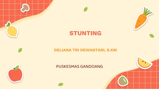 PPT STUNTING.power point tentang stunting | PPT