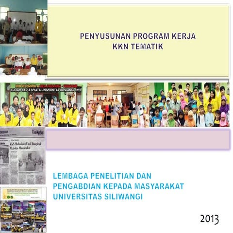 Penyusunan program-kerja-kkn | PDF