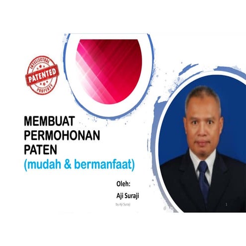 Penyusunan dokumen paten | PDF