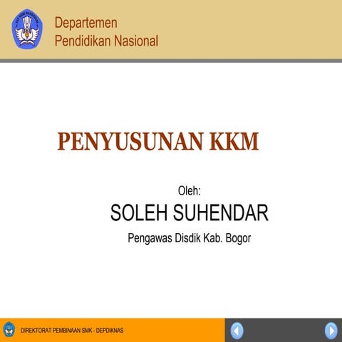 Penyusunan kkm | PPT