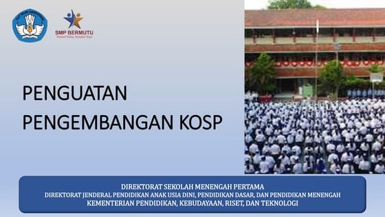Rancangan Kegiatan Kokurikuler SMP N 1 Karanggede | PPTX