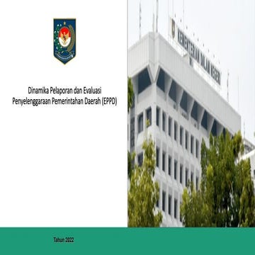 Penyusunan Laporan Penyelenggaraan Pemerintahan Daerah Kemendagri | PPT