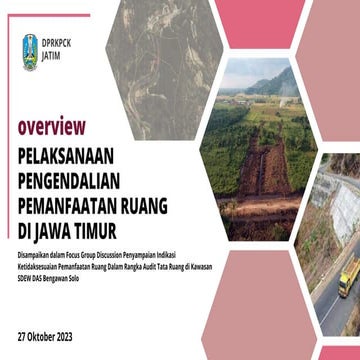 Penyusunan Materi Pengendalian Pemanfaatan Ruang untuk Kawasan Sungai ...