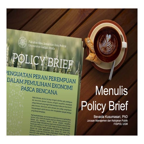 Menulis Policy Paper dan Policy Brief | PDF
